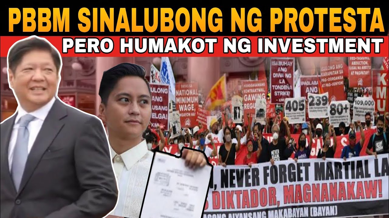 PBBM SINALUBONG NG RALLY SA U.S PERO HUNAKOT PADIN NG INVESTMENT - YouTube