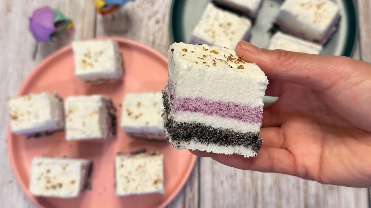 黑芝麻米糕, 簡單易學,營養好吃: Black sesame rice cake, layered black sesame sponge ...