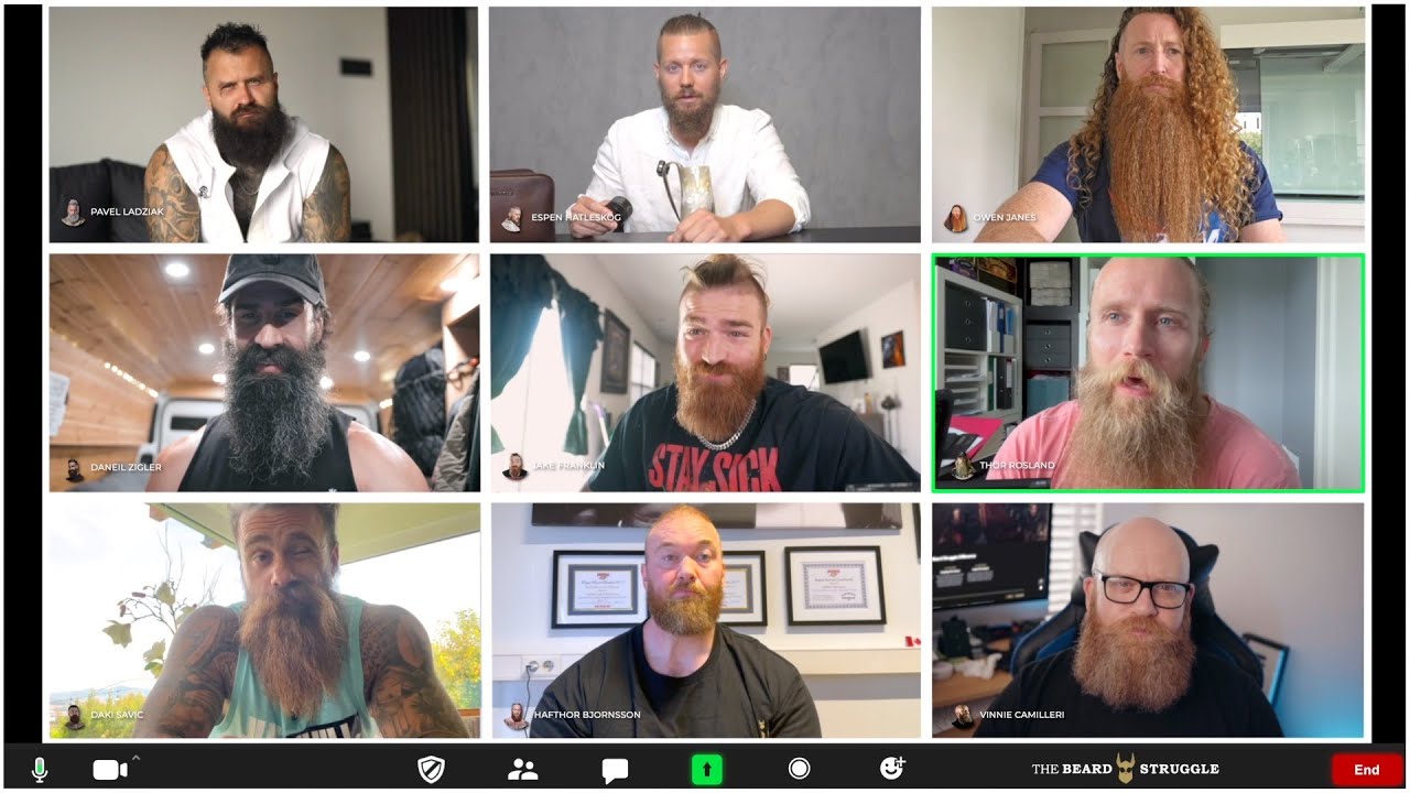 Beared Zoom Call - Will The Beard Struggle Get Their Approval? - YouTube