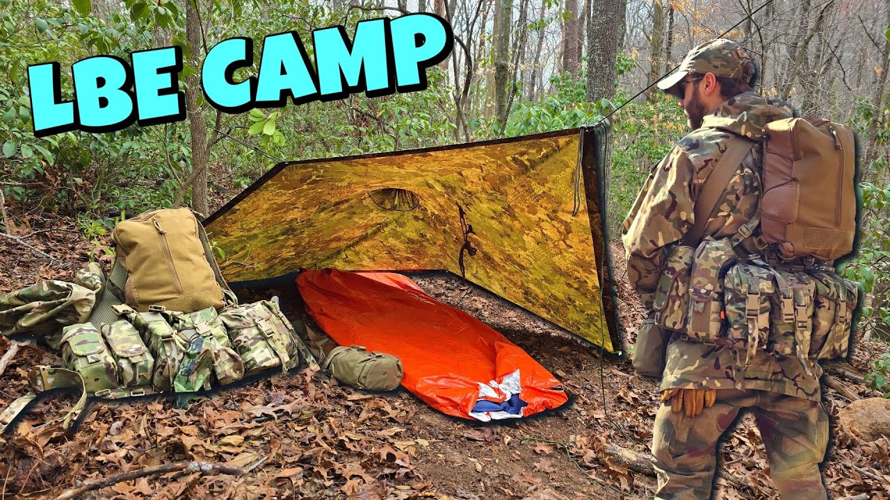 Mountain Camping With Jayjays Gen 4 Webbing Loadout LBE | Solo Camping ...