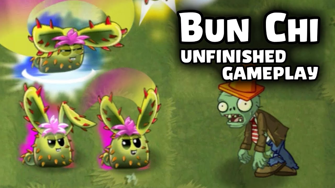 Bun Chi (Water Rabbit) Unfinished Gameplay | Plants vs Zombies 2 10.2.1 ...