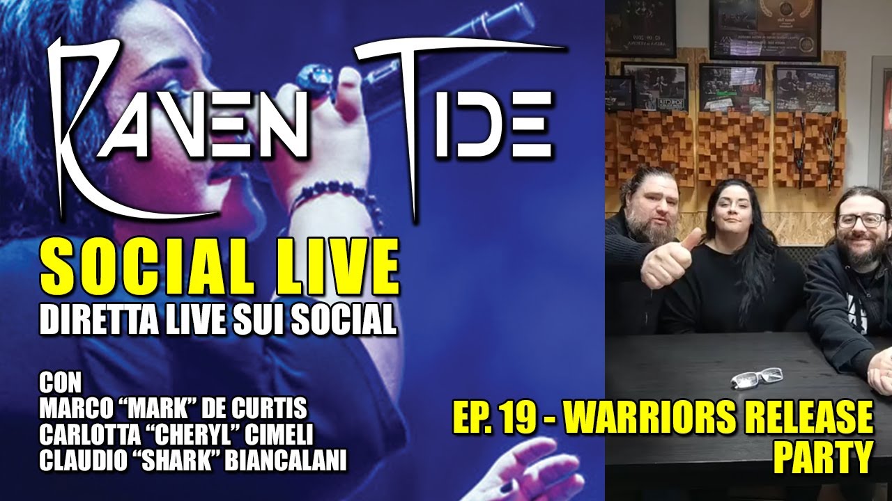 Raven Tide // Social Live Streaming #19 Warriors Release Party - YouTube
