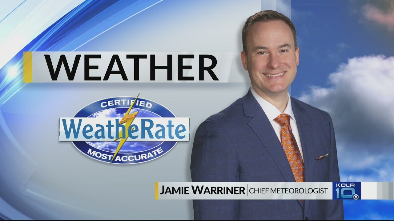 Jamie's Wednesday Evening Forecast - YouTube