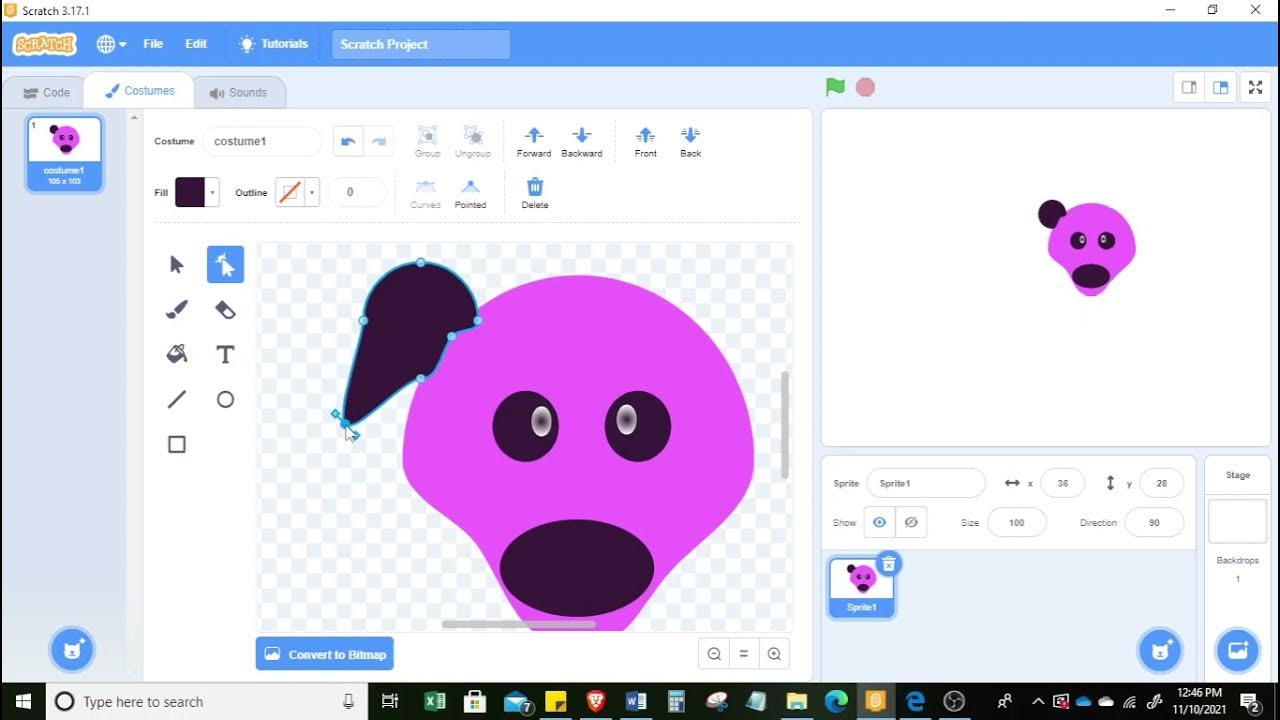 SCRATCH Tutorial 5: Creating your own Sprite - YouTube