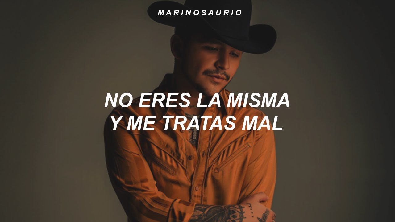 Christian Nodal - Adiós Amor (Letra) - YouTube