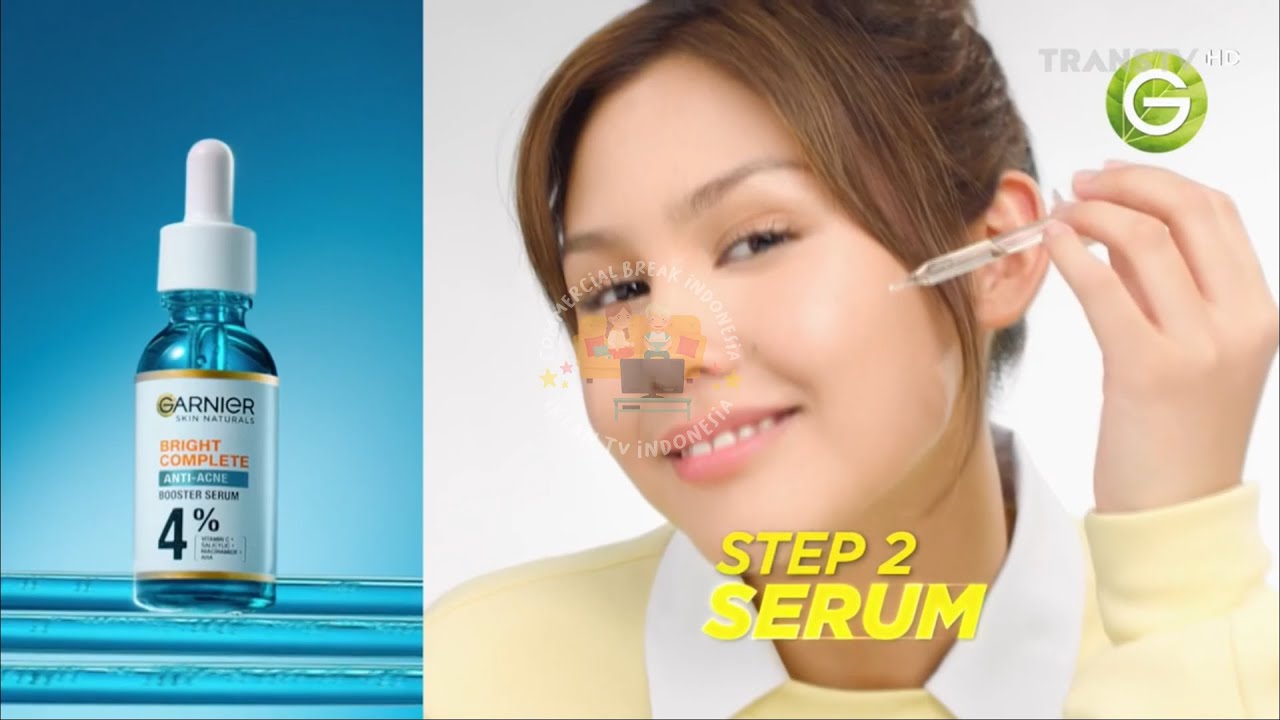 IKLAN GARNIER BRIGHT COMPLETE ANTI ACNE BOOSTER FOAM & SERUM • 15s ...