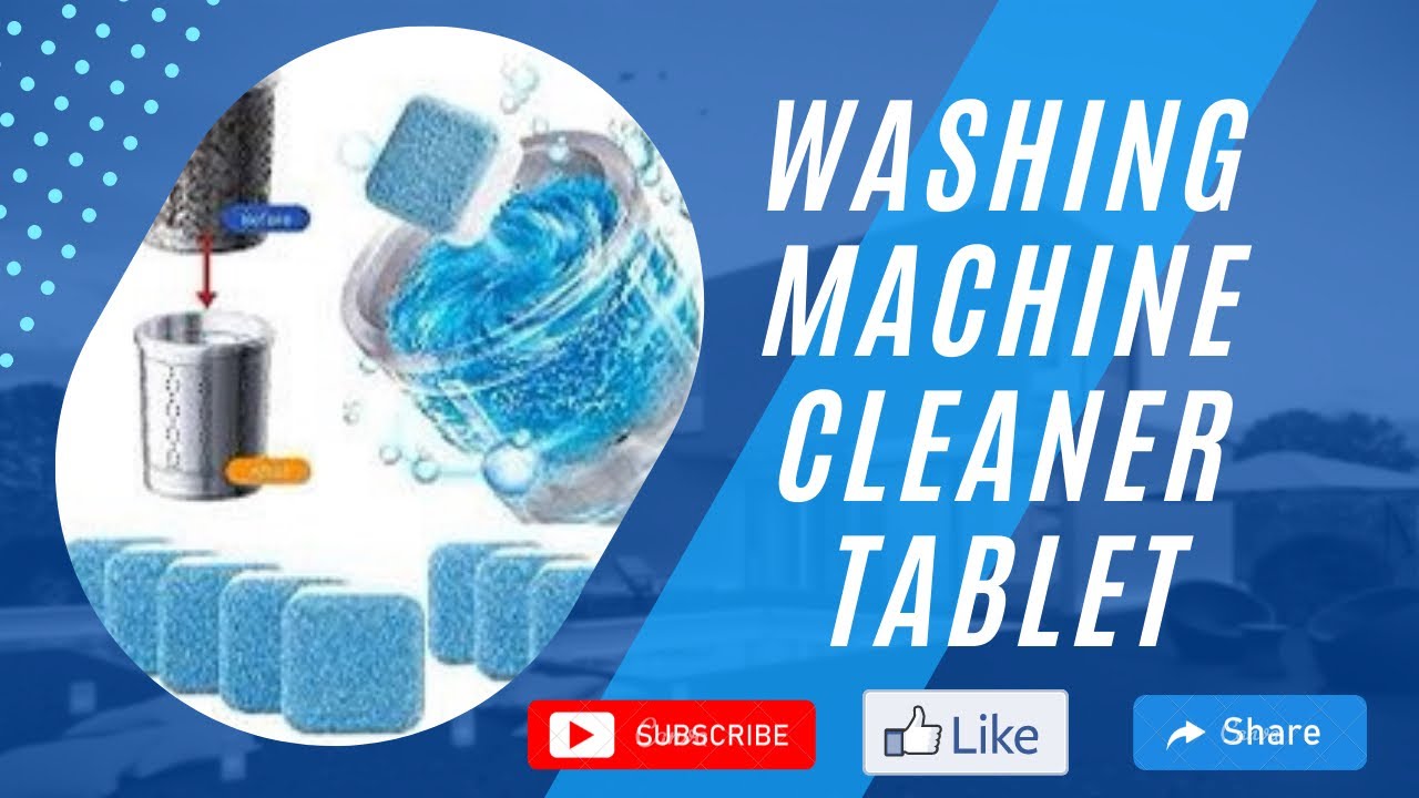 Washing Machine Cleaner Tablet Detergent Deep Cleaning For Front & Top ...
