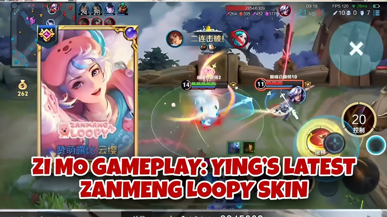 YING WITH NEW LOOPY SKIN: NO DEATH, FULL DOMINATION! HONOR OF KINGS ...