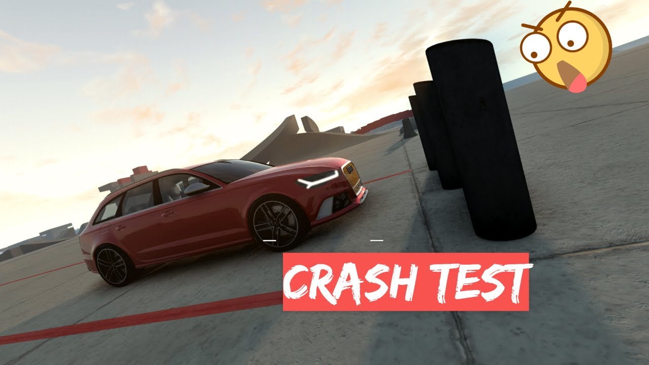 Crash Test-BeamNG Drive:Cras With Obstacles - YouTube