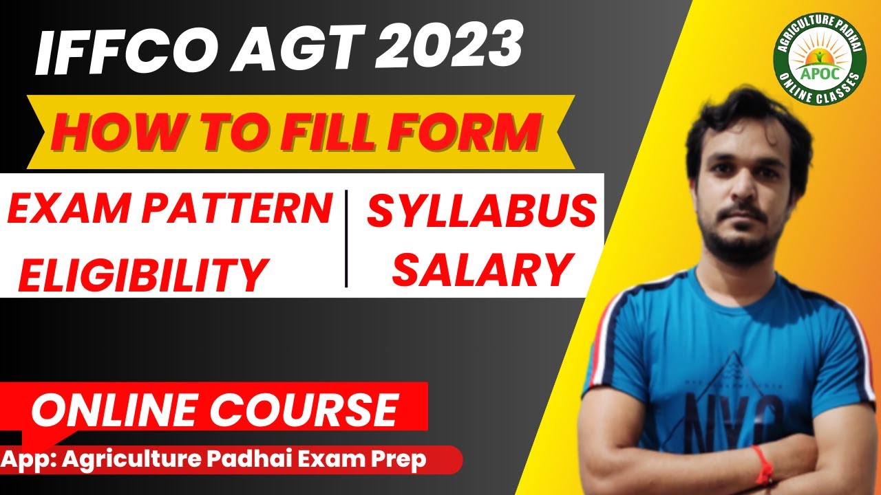 IFFCO AGA 2023 | How to fill form | Exam Pattern | Syllabus ...
