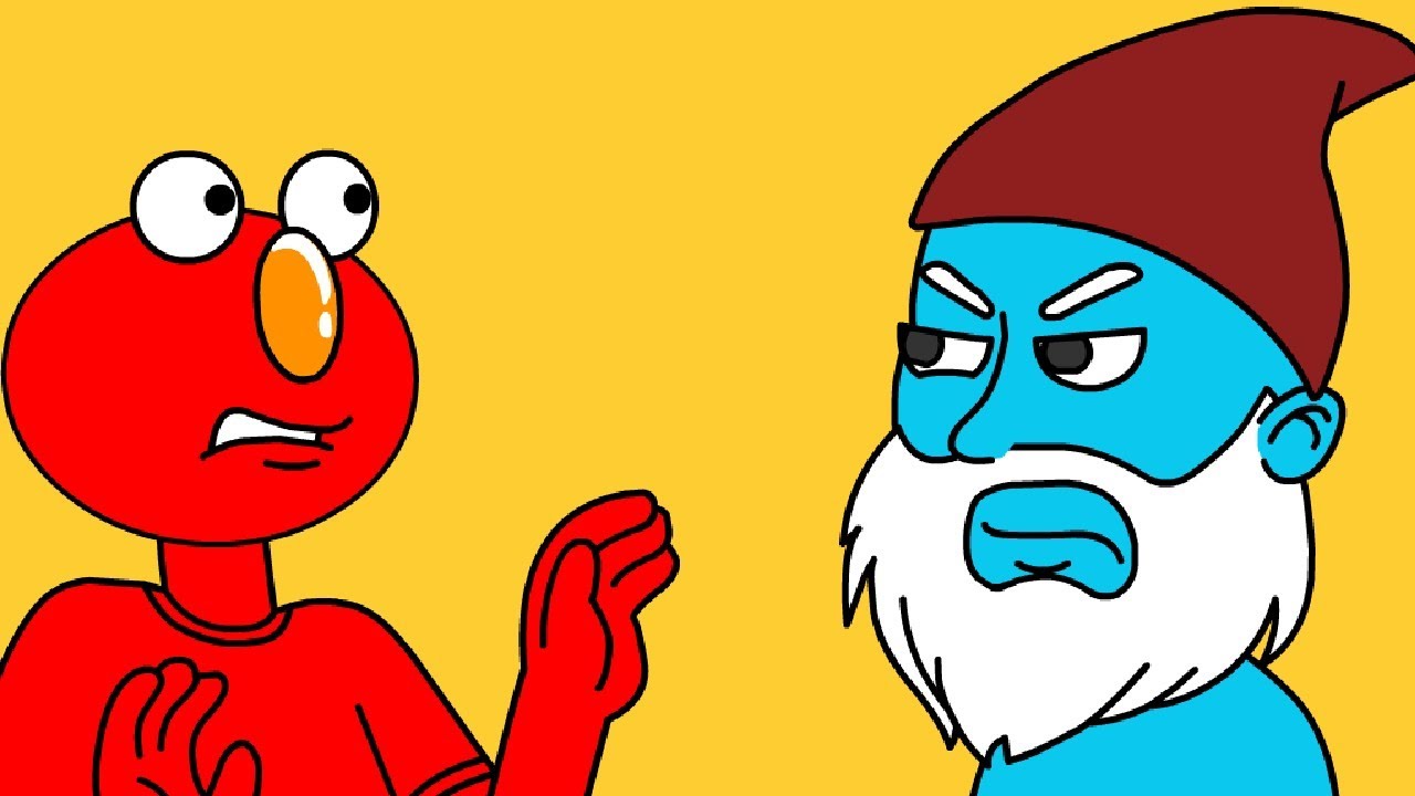 Elmo Pirates The Smurfs Dance Party/Killed by Papa Smurf Anti Piracy ...