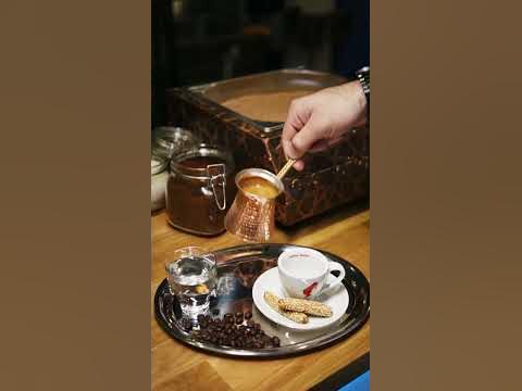 Греческий кофе, приготовленный на песке! - YouTube