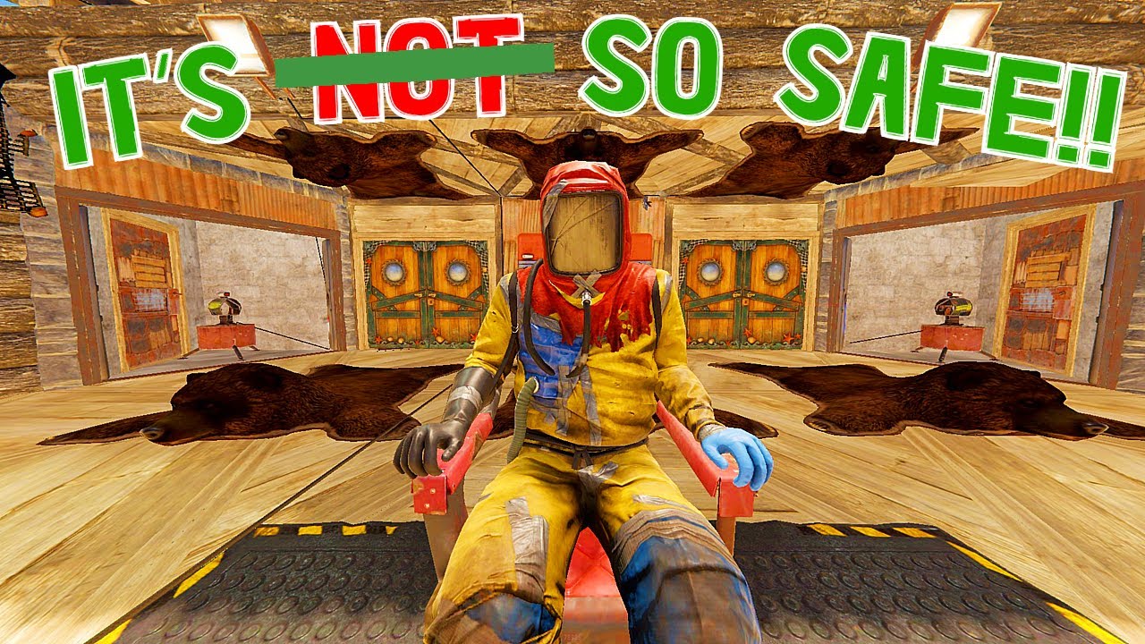 This Trap Base Pummeled Them with Hidden Turrets | Rust Admin ...