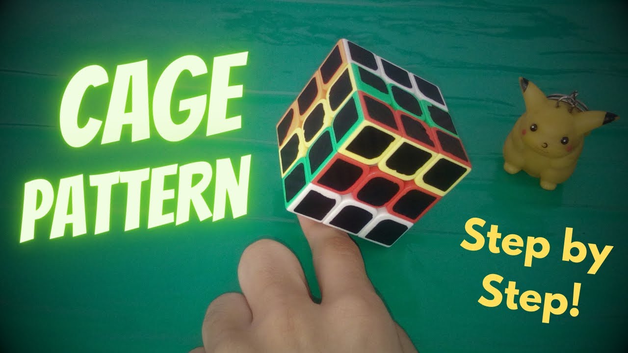 How to do the Cage Pattern - Step by Step on a 3x3 Rubik`s Cube - YouTube