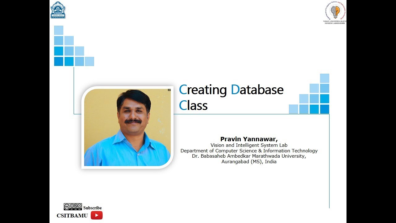 Creating Database Class - YouTube
