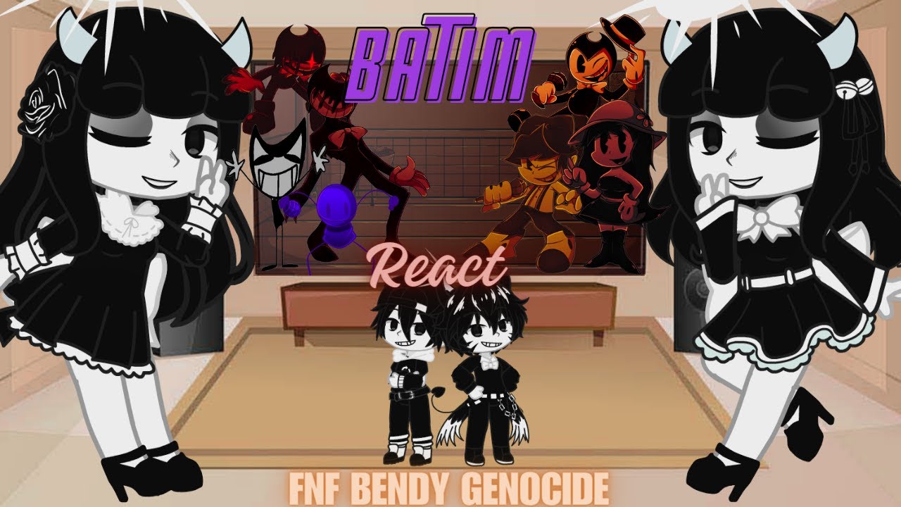 BATIM React - FNF Bendy Genocide | FNF Mod | FT Alice & BF Alice - YouTube