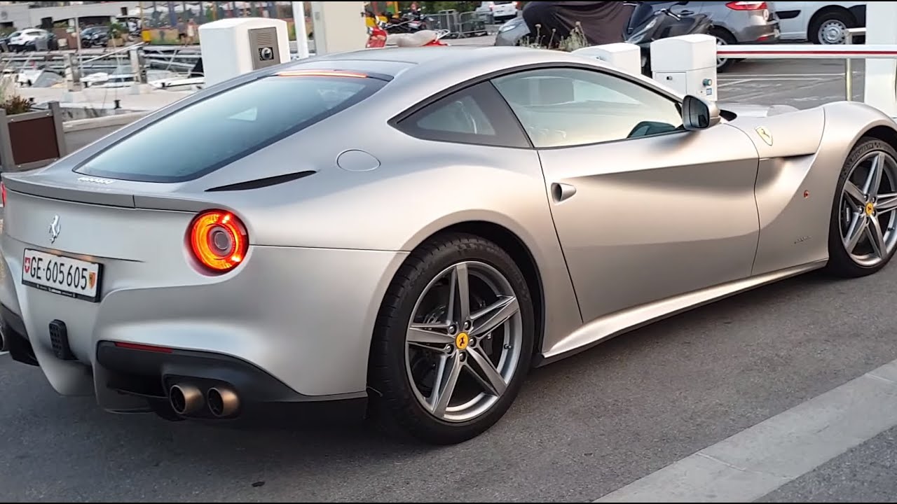 Matte Silver Ferrari F12Berlinetta Tailor Made at Port Hercule, Monte ...