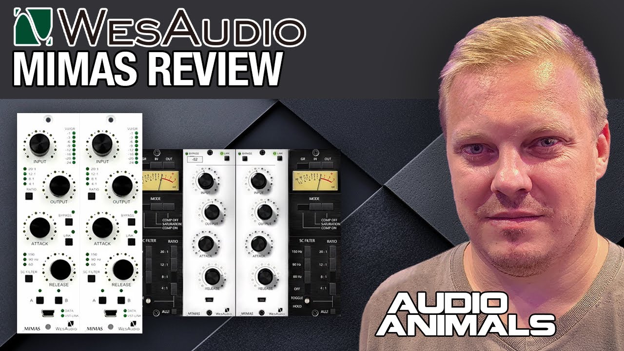 Digitally Recallable 1176 FET Style Compressor - Wes Audio Mimas Compressor Review - YouTube