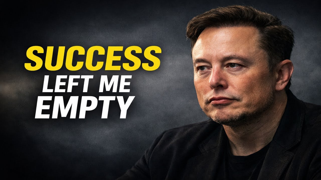 SUCCESS LEFT ME EMPTY – The Dark Truth No One Talks About | Elon Musk ...