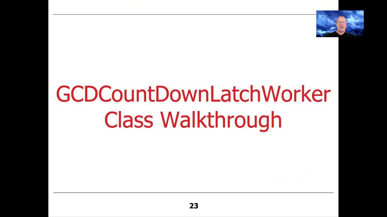 Example Application of Java CountDownLatch - YouTube