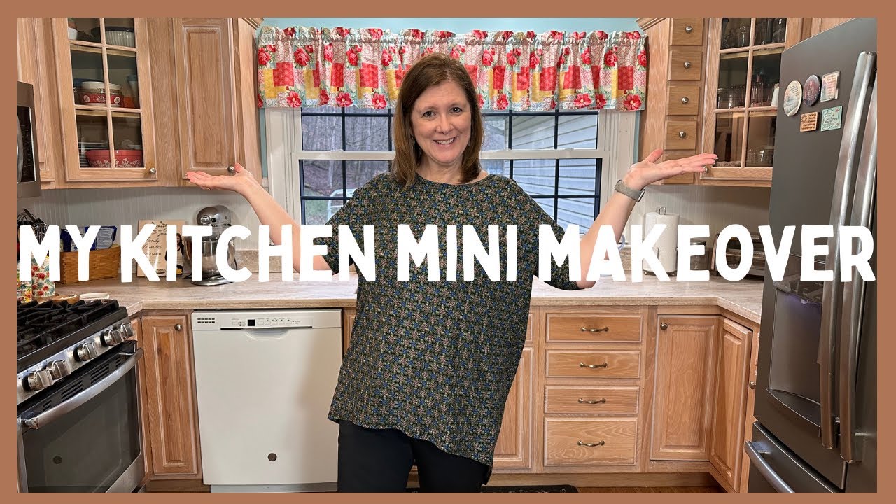 My Kitchen Mini Makeover - YouTube