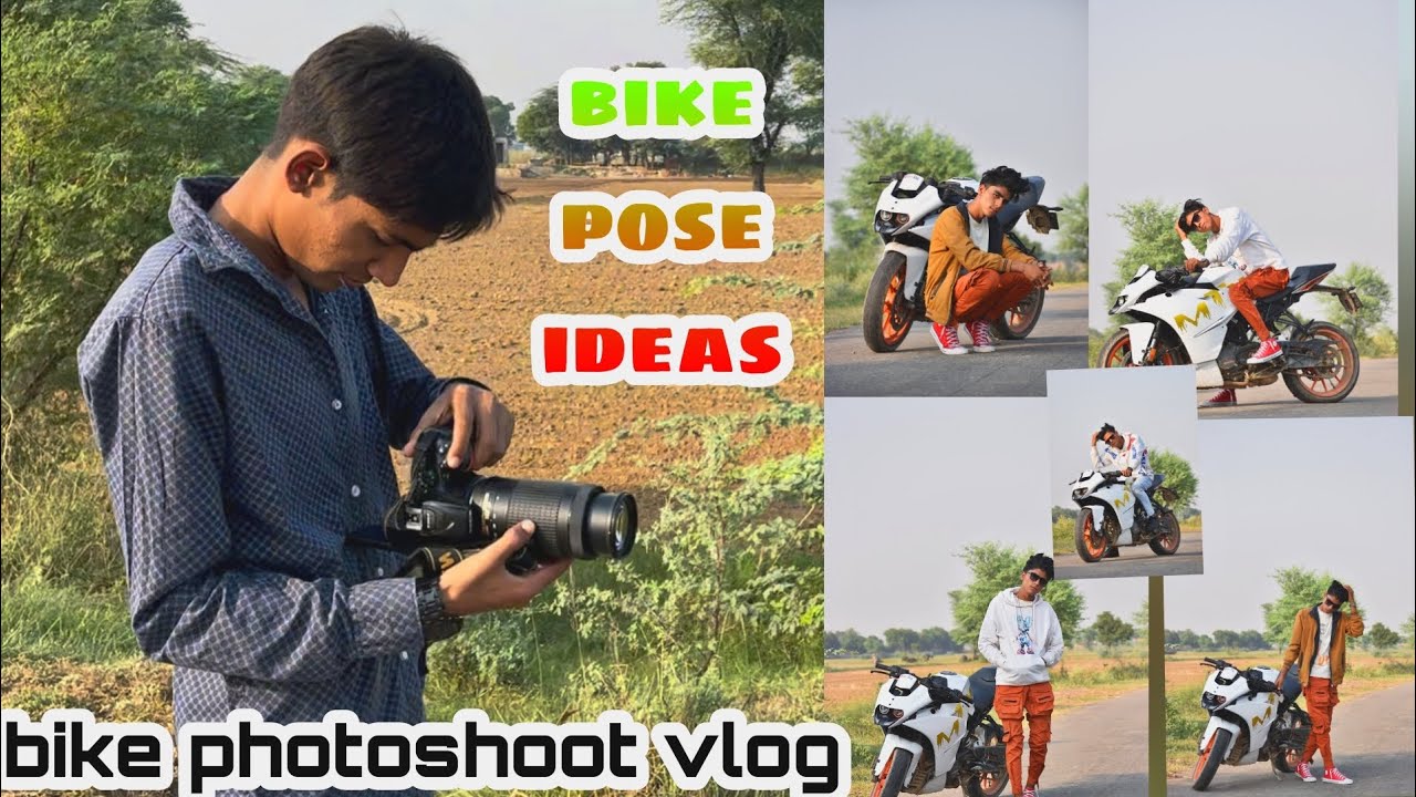 photoshoot with bike _vlog & photography ideas my fast vlog # ...