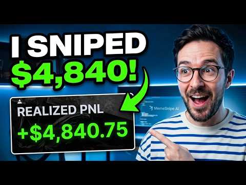 I Tried NEW Solana Memecoin Sniper Bot… This Happened?! 👀