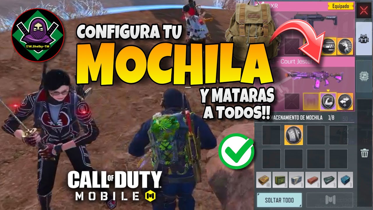 COMO CONFIGURAR TU MOCHILA DE EQUIPAMIENTO | COD MOBILE | Tips y ...