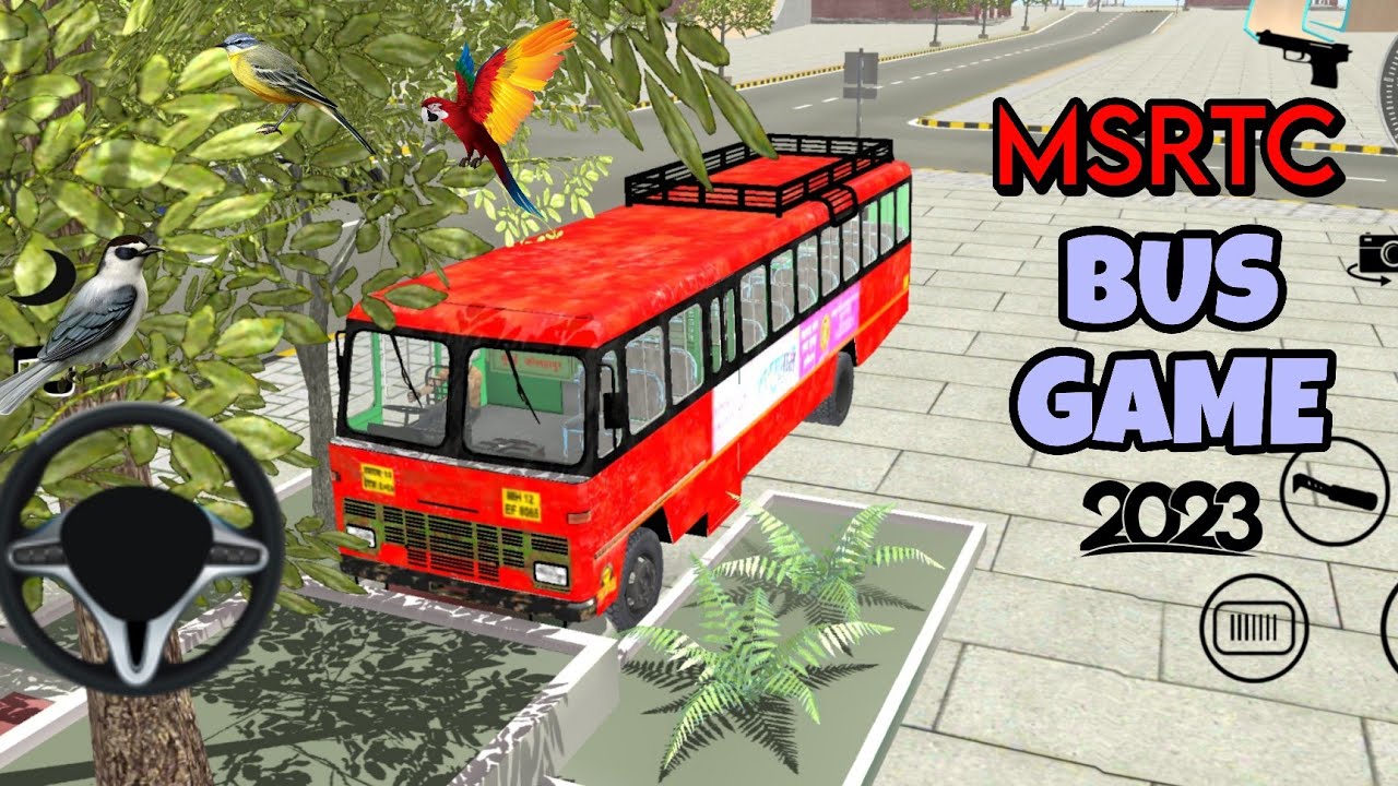 New MSRTC Bus Game 2023 | Bus Game | Indian Heavy Driver | Bus Driving ...