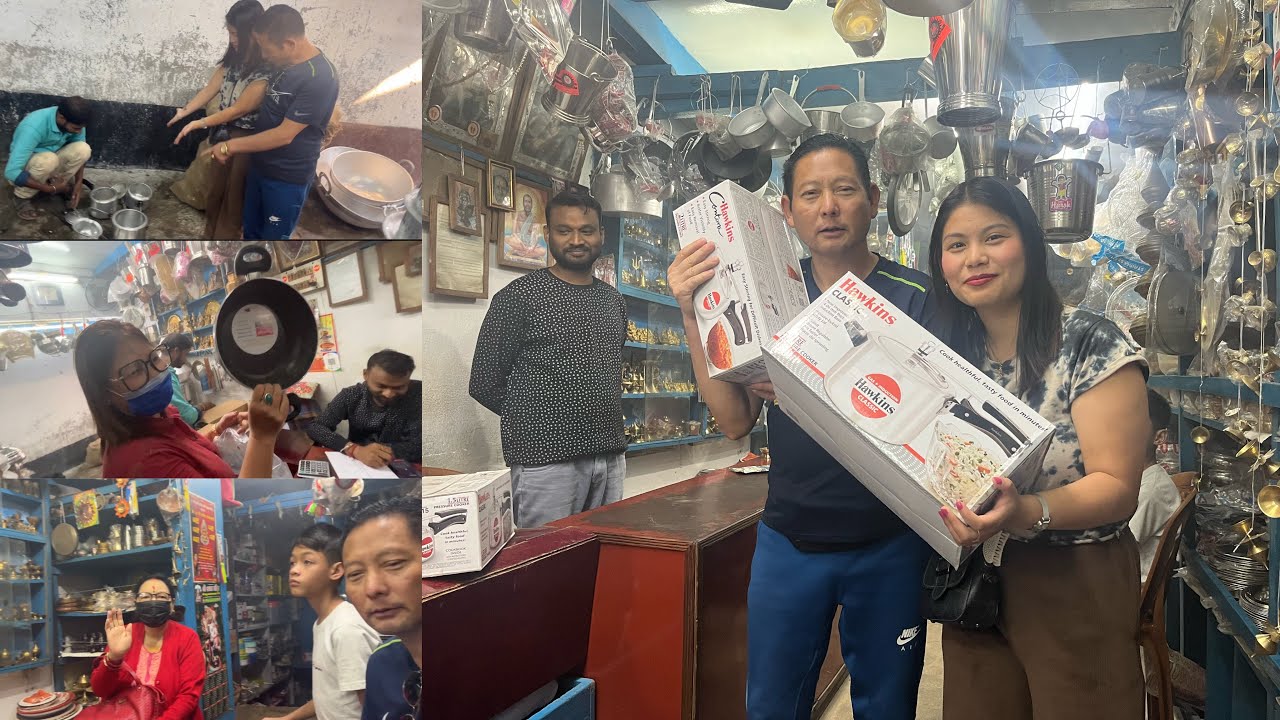 Purano cooker deyera Naya cooker😱| Ghar ko ama khushi😁 | Siliguri ...