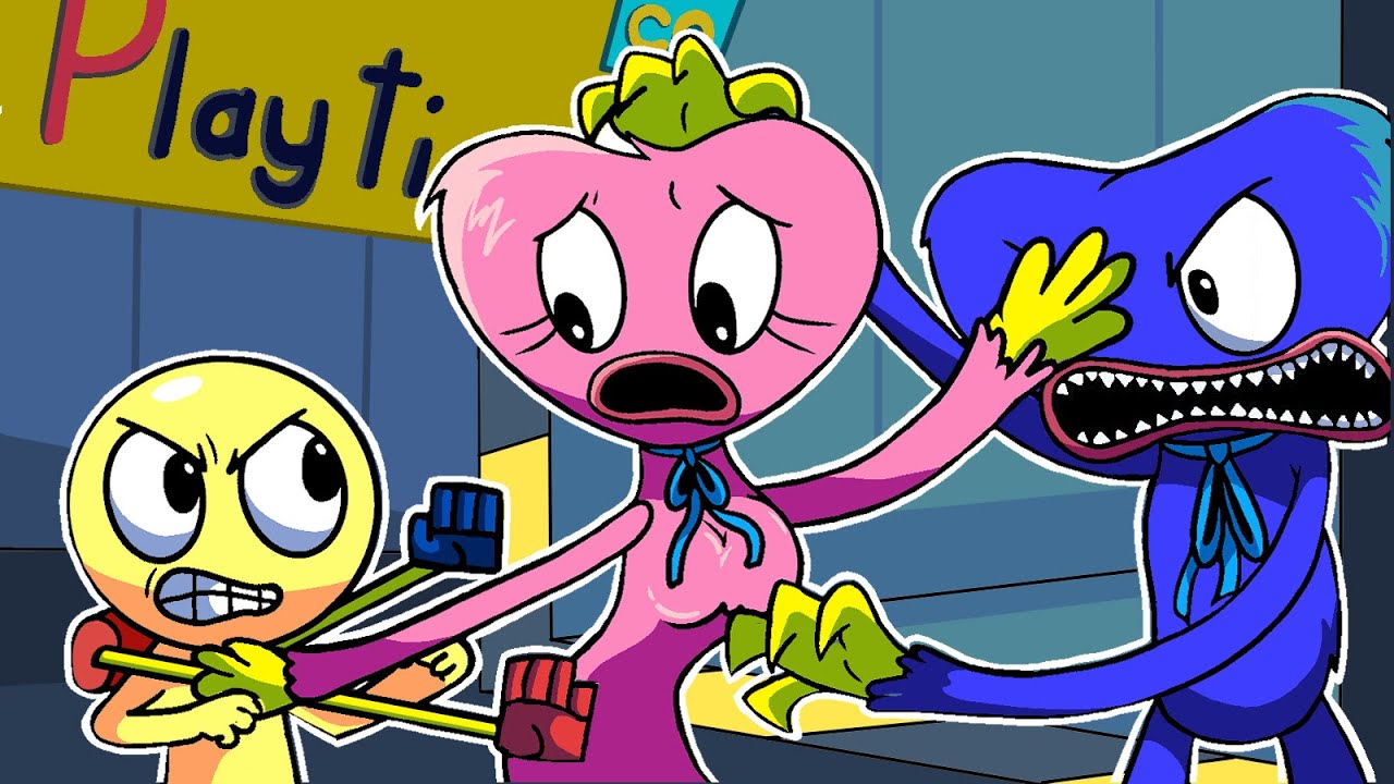 KISSY IS SO MAD WITH HUGGY WUGGY AND PLAYER! Poppy Playtime Animation ...