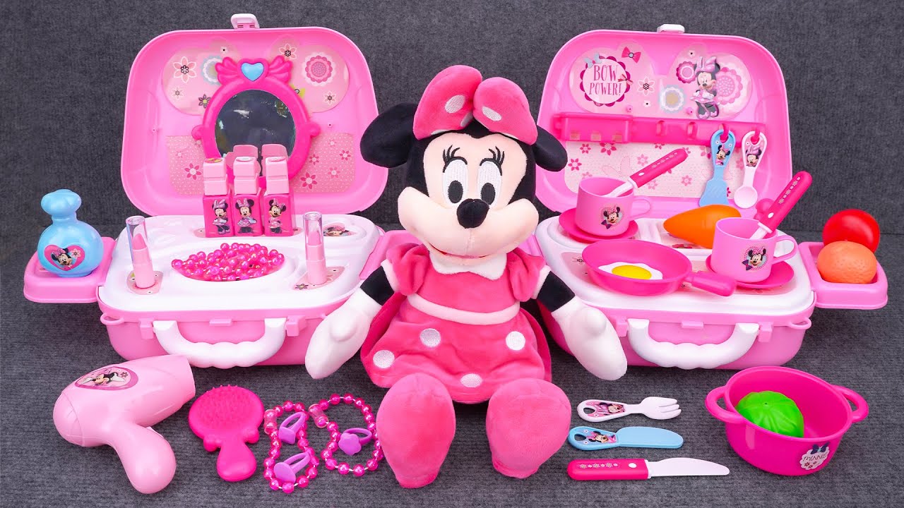 60 Minutes Makeup Playset, Satisfying Unboxing Realistic Minnie Mouse ...