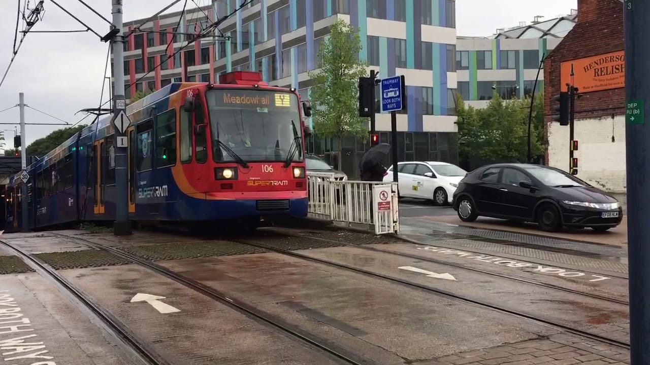 Stagecoach Sheffield SuperTram 111 To Middlewood & Tram 106 To ...