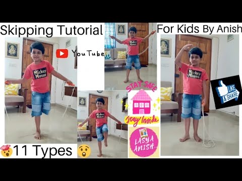Skipping types for kids by Anish.. - YouTube