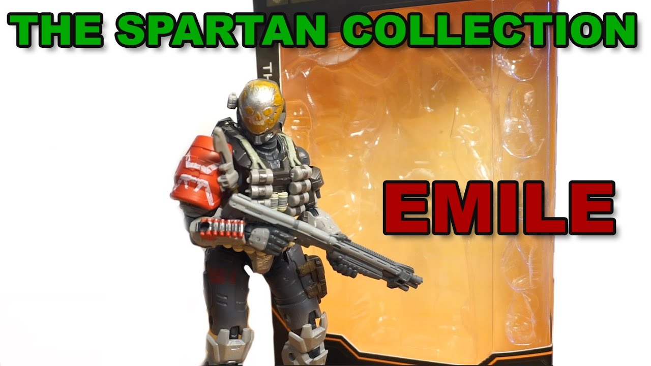 Halo Reach Spartan Emile Jazwares/WCT The Spartan Collection Figure ...