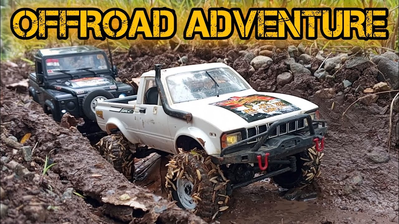 Rc Offroad Track Licin - Rc Car Jeep Adventure Mn99s vs Wpl c24 - YouTube