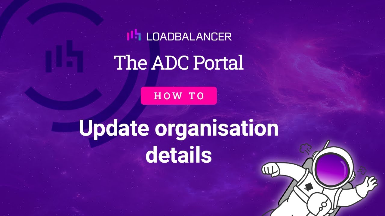 Portal How To: Update Organisation Details - YouTube