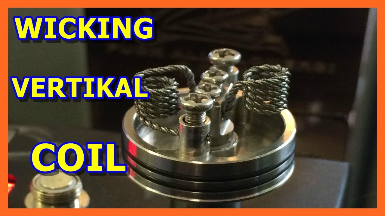 Cara Pasang Kapas ( Wicking ) Pada Coil Vertical RDA / RTA - YouTube