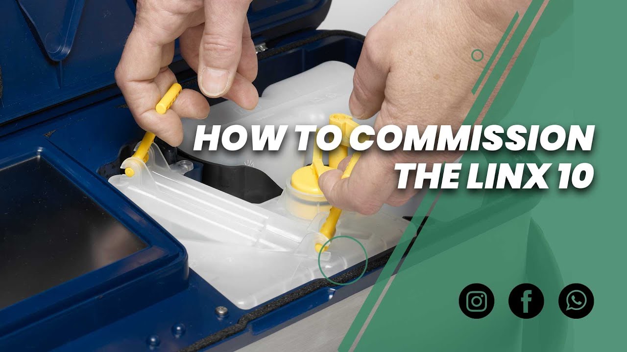 How to Commission the Linx 10 Printer - YouTube