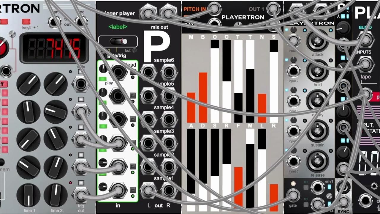 Impulse Free Synth & Turing Algorithm Tape Splicer 3 - YouTube
