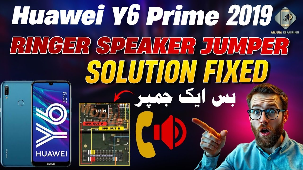 Huawei Y6 prime 2019 Ringer ways||Y6 prime 2019 Ringer speaker jumper ...
