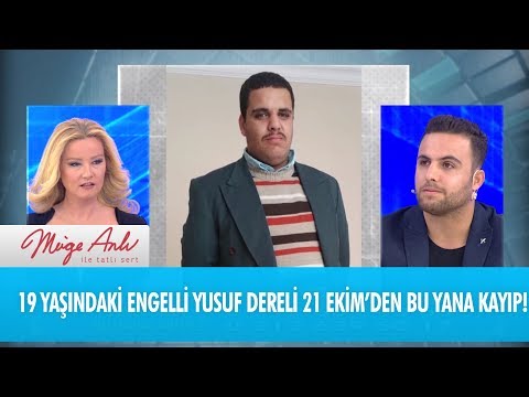 19 Yaşındaki engelli Yusuf Dereli 21 Ekim'den bu yana kayıp - Müge Anlı İle Tatlı Sert 24 Ekim 2018
