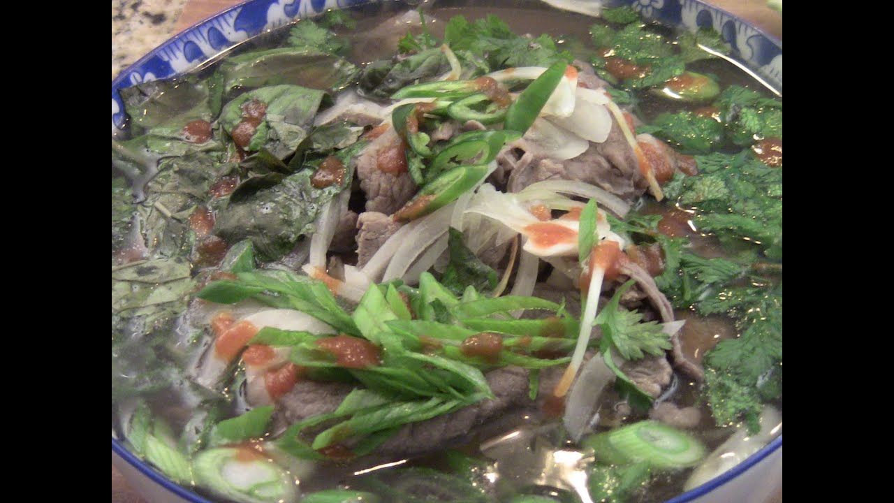 Homemade Beef Pho Noodle Soup Recipe(Quick and Easy) - YouTube