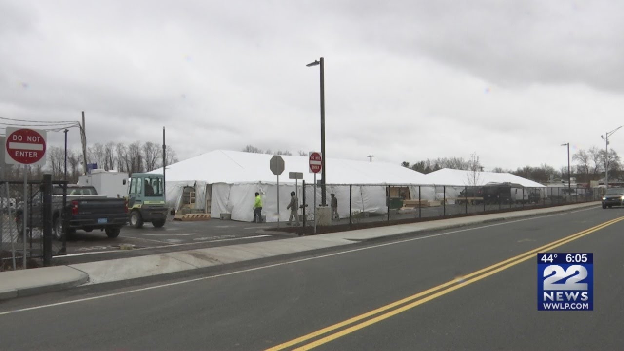 City officials attend Homeless Tent Triage facility tour in Springfield ...