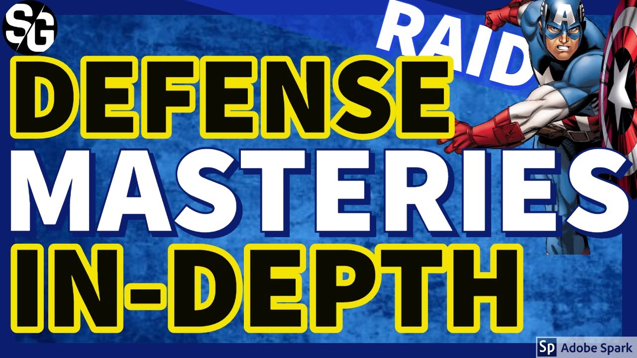 [RAID SHADOW LEGENDS] DEFENSE MASTERIES IN DEPTH - YouTube