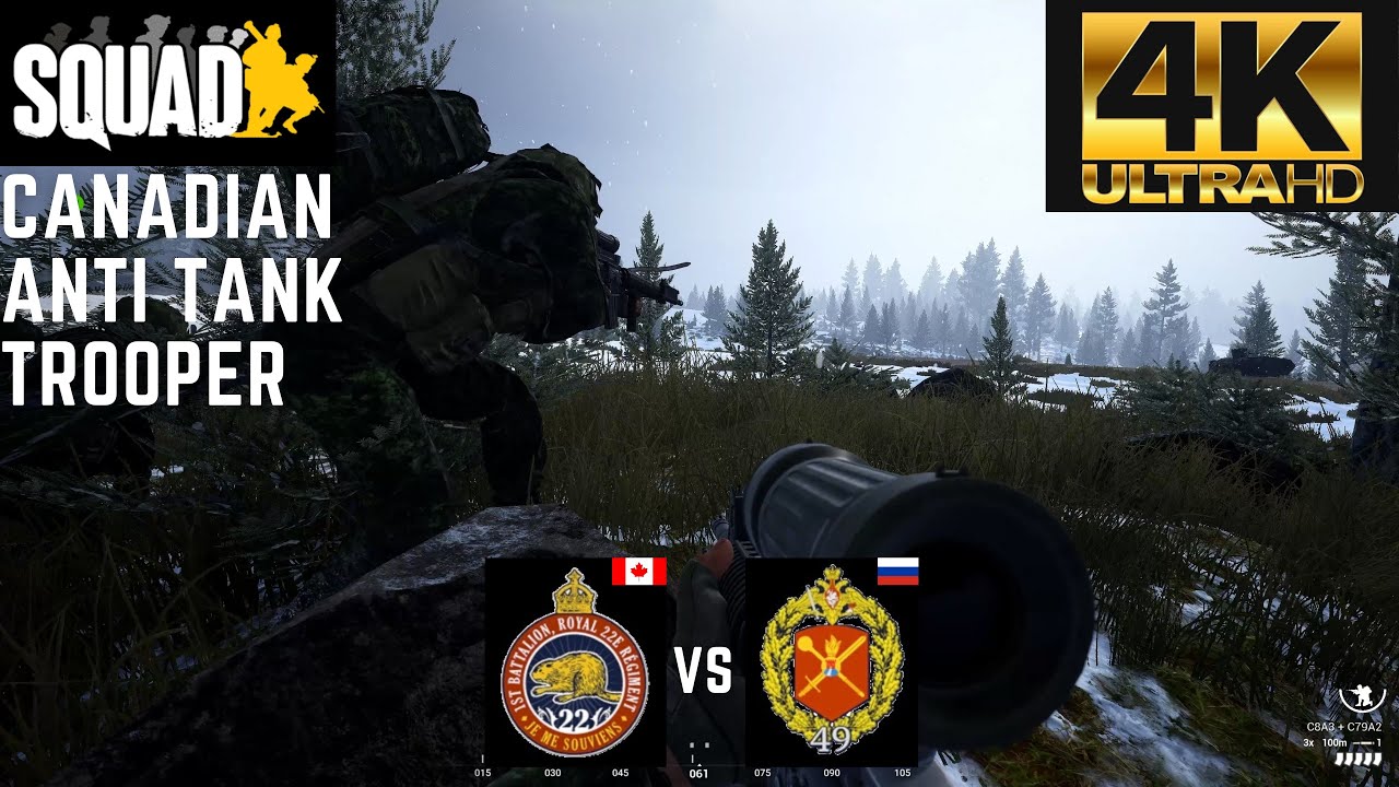 Squad - Canadian Anti-Tank Trooper - Goose Bay - (4K) - YouTube