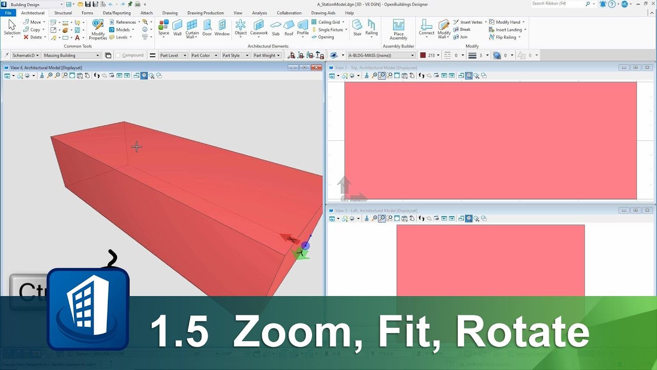 1.5 - Zoom, Fit, Rotate and Pan the View - YouTube