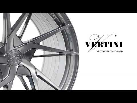 Vertini RFS1.9 Wheels Brushed Dual Gunmetal - YouTube