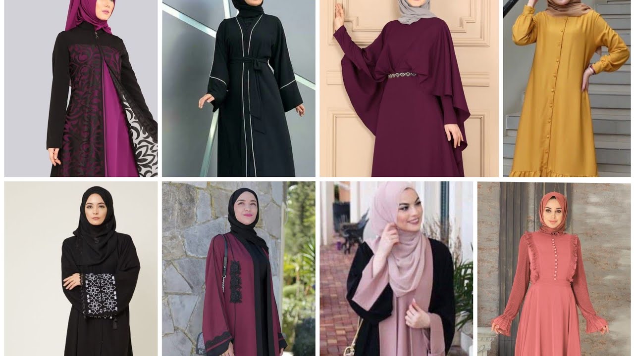 Top 30 Simple New Abaya Designs /Jet Black Abaya Designs 2023/Burka ...