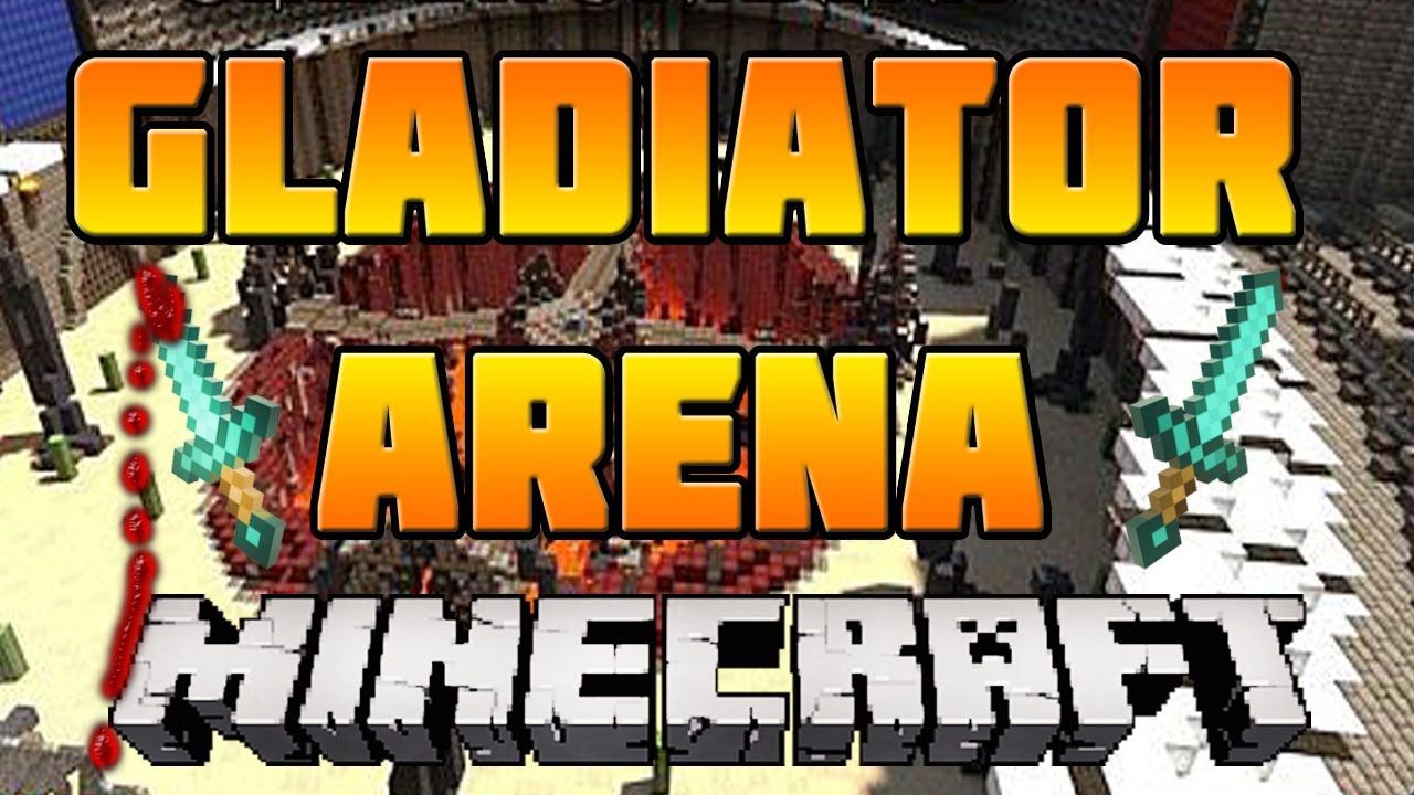 Gladiator Arena #1 mit ZeronikHD - Minecraft PvP Map (Team Deathmatch ...
